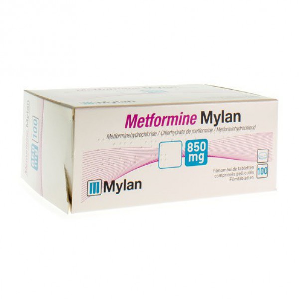 METFORMINE MYLAN 850 TABL 100X850MG | Apotheek Kerre